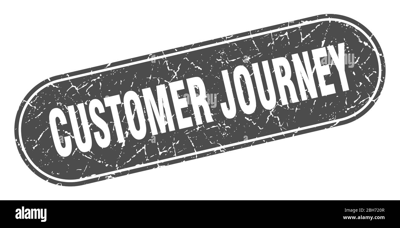 customer journey sign. customer journey grunge black stamp. Label Stock ...