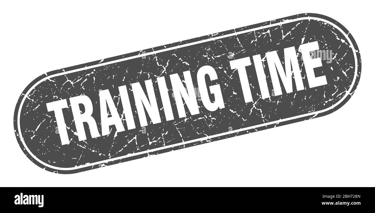training time sign. training time grunge black stamp. Label Stock ...