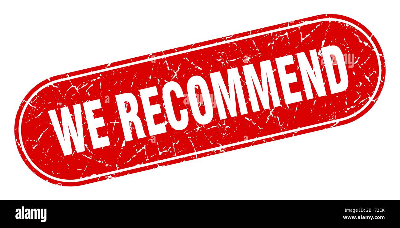 Recommend button rounded sign hi-res stock photography and images - Alamy