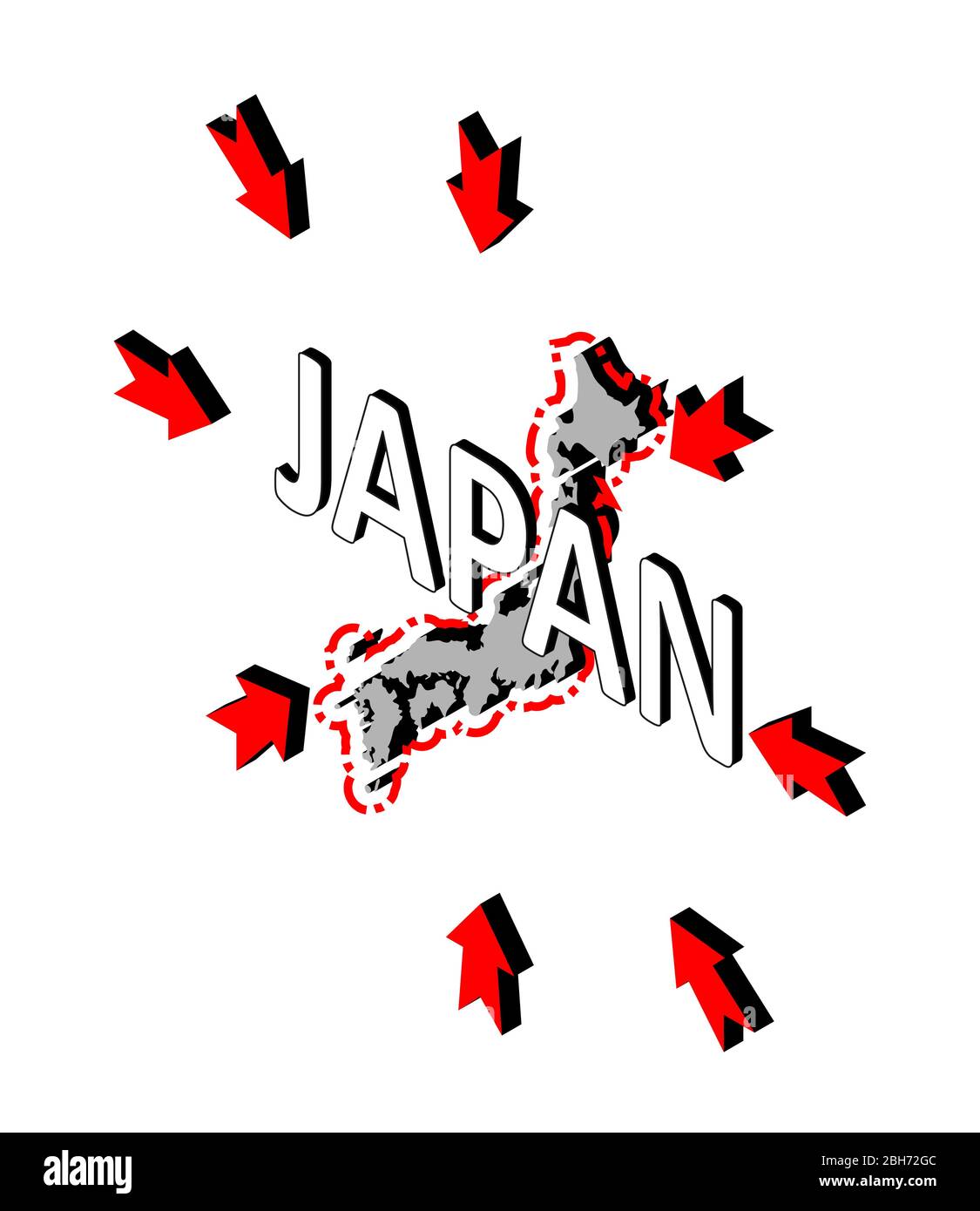 Japan closes borders, quarantine, protection against coronavirus. Ban ...
