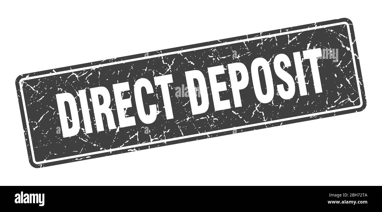 Deposit stamp Black and White Stock Photos & Images - Alamy