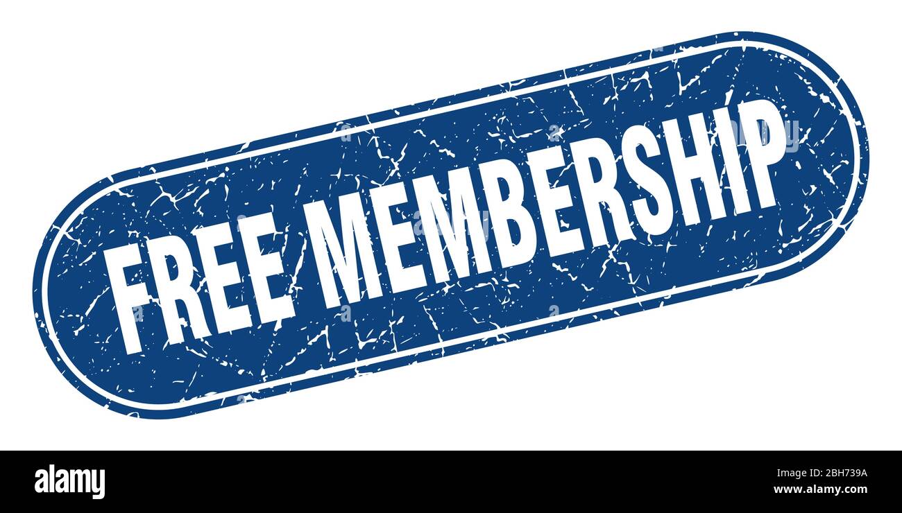 Free membership button rounded Cut Out Stock Images & Pictures - Alamy