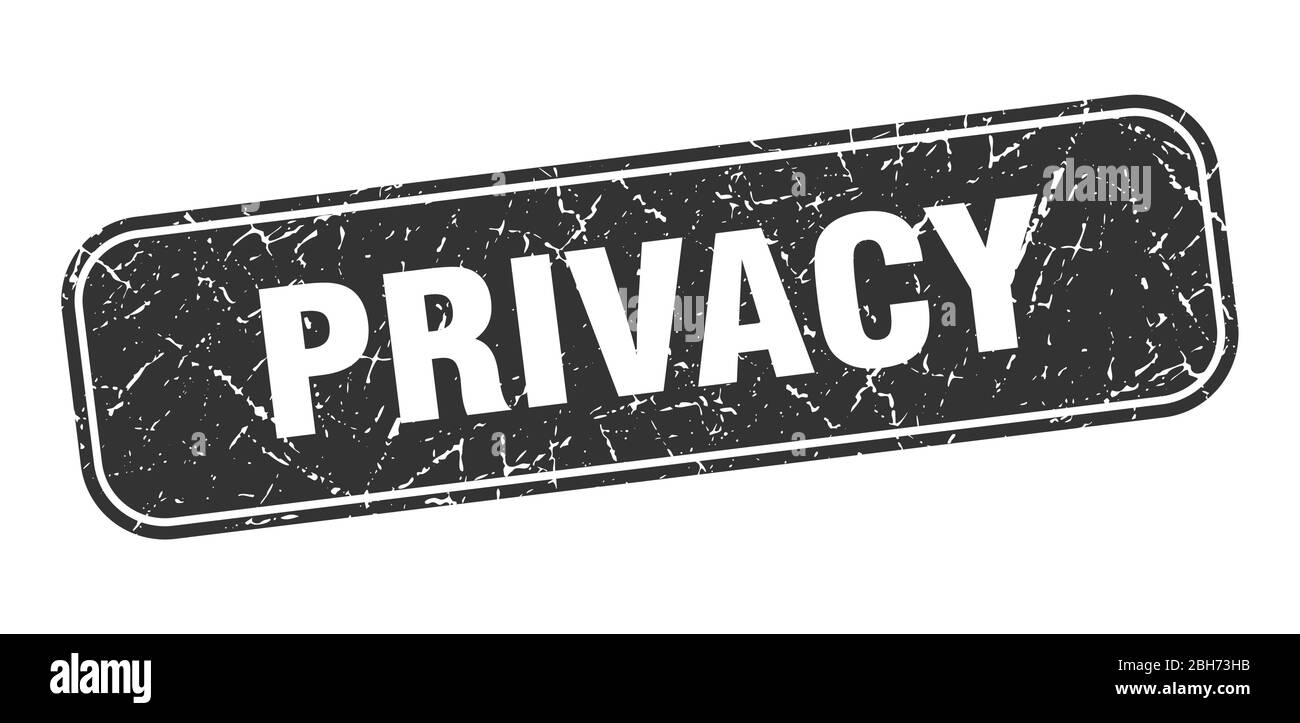 privacy stamp. privacy square grungy black sign Stock Vector Image ...