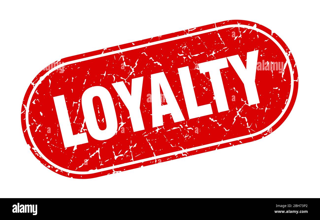 loyalty sign. loyalty grunge red stamp. Label Stock Vector Image & Art ...