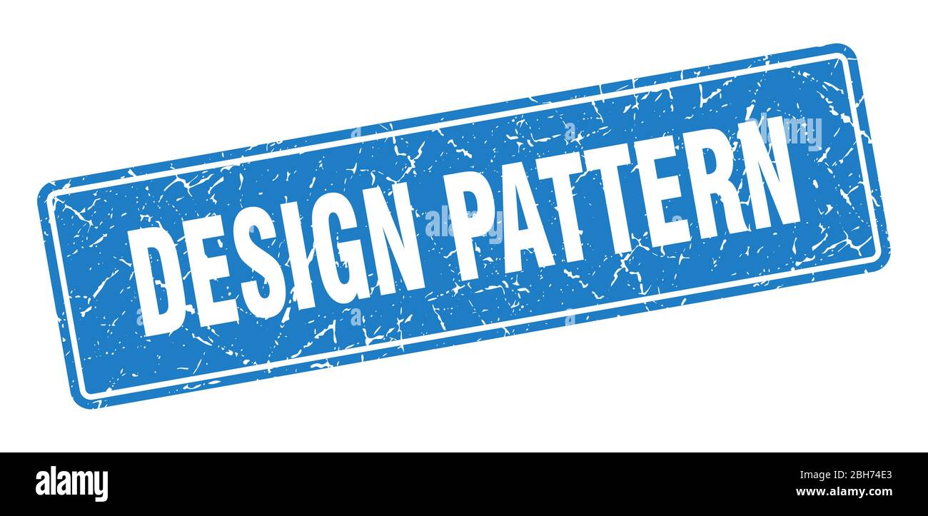 design pattern stamp. design pattern vintage blue label. Sign Stock ...