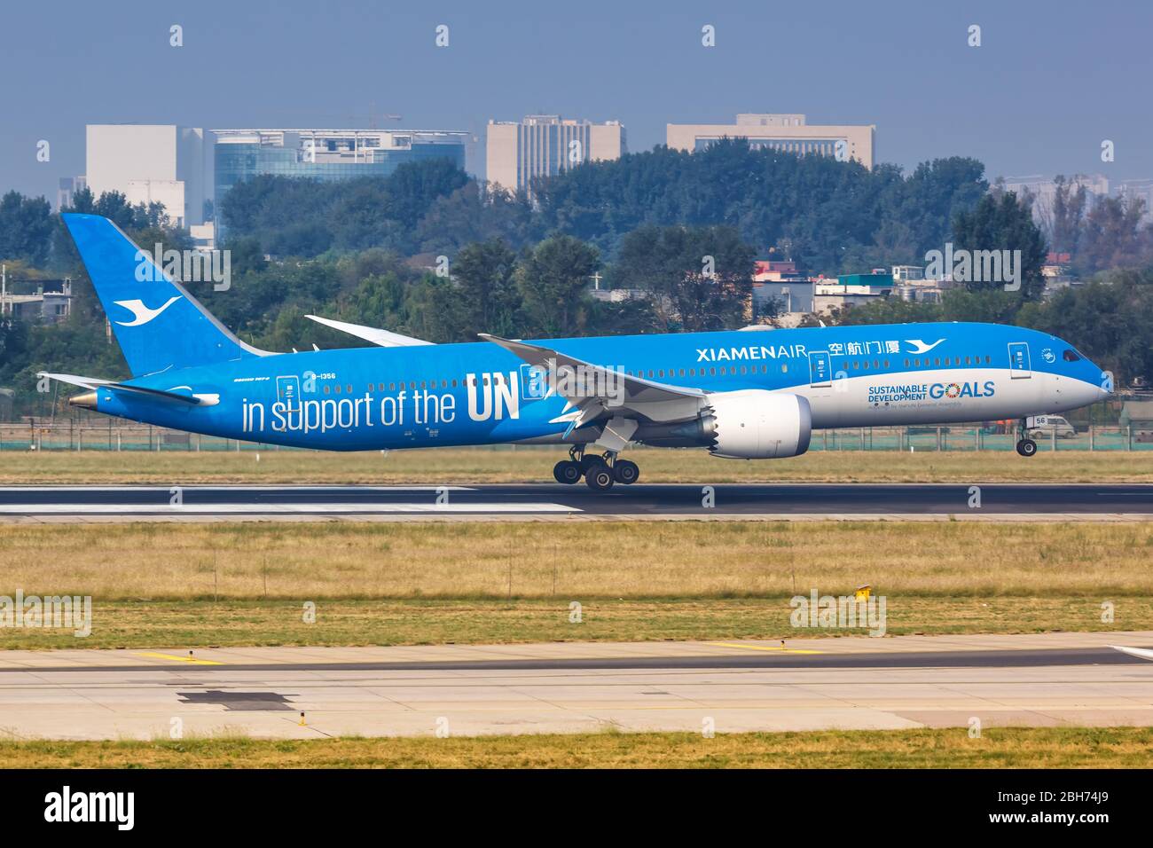 Beijing, China – October 2, 2019: Xiamenair Boeing 787-9 Dreamliner ...