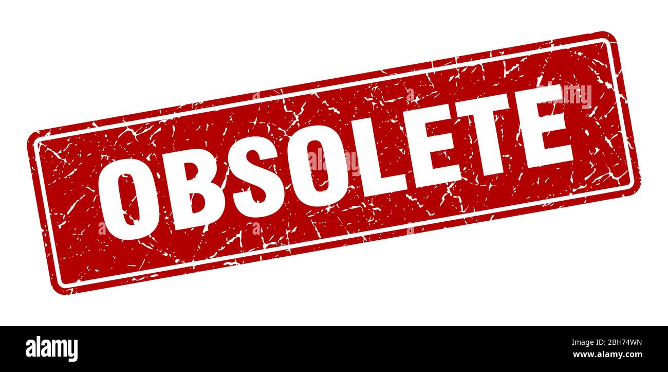 obsolete stamp. obsolete vintage red label. Sign Stock Vector Image ...