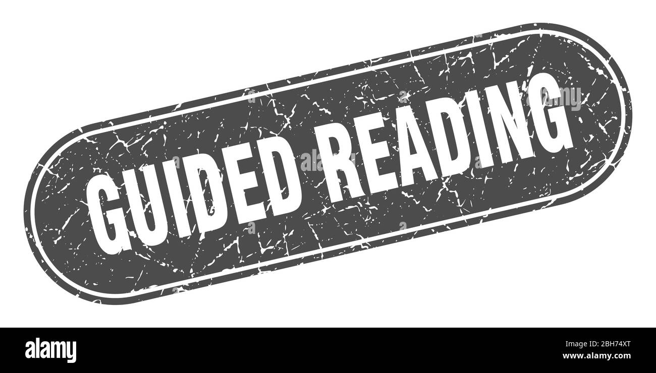 guided reading sign. guided reading grunge black stamp. Label Stock ...
