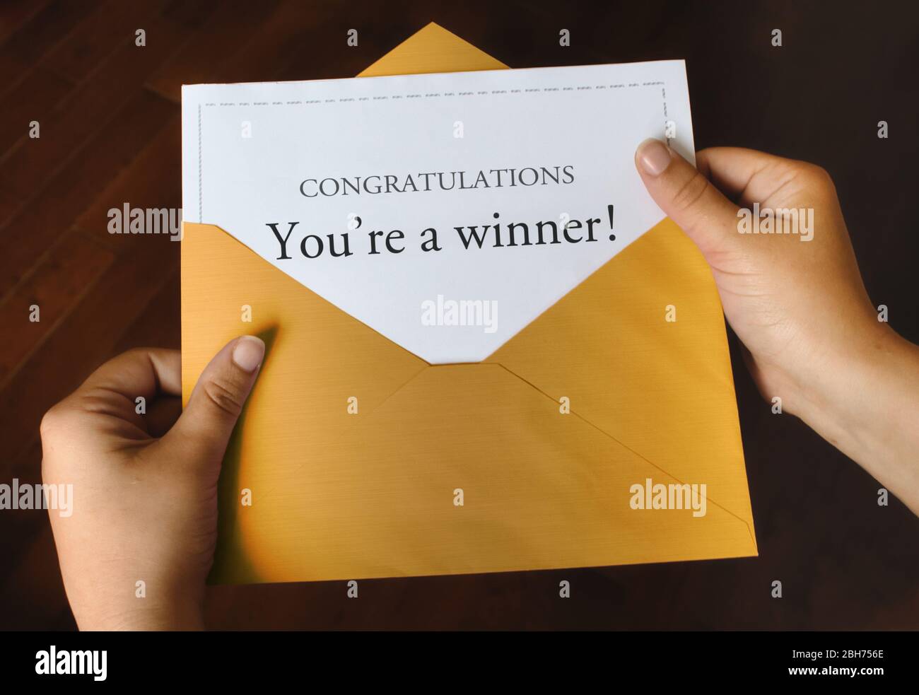 Youve won a prize hi-res stock photography and images - Alamy