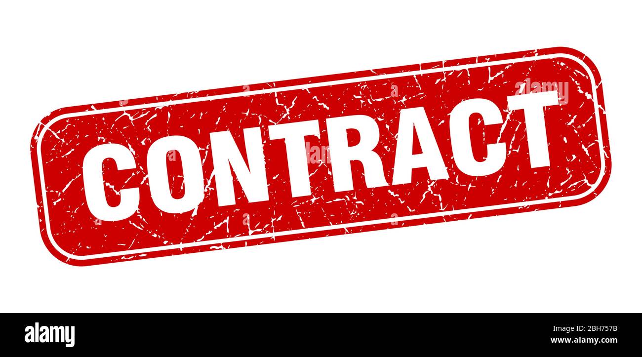 Contract sticker square sign hi-res stock photography and images - Alamy