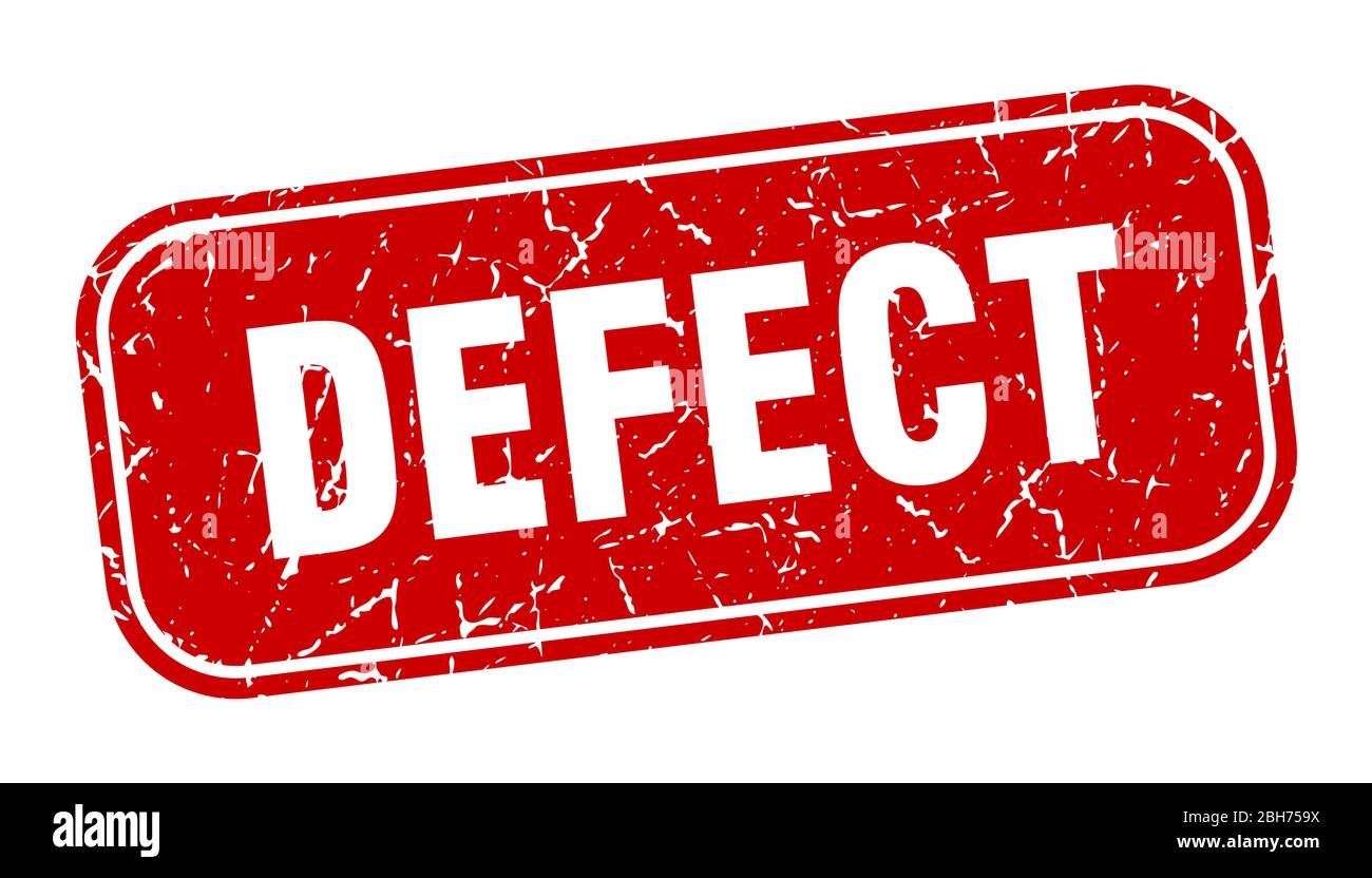 defect stamp. defect square grungy red sign Stock Vector Image & Art ...