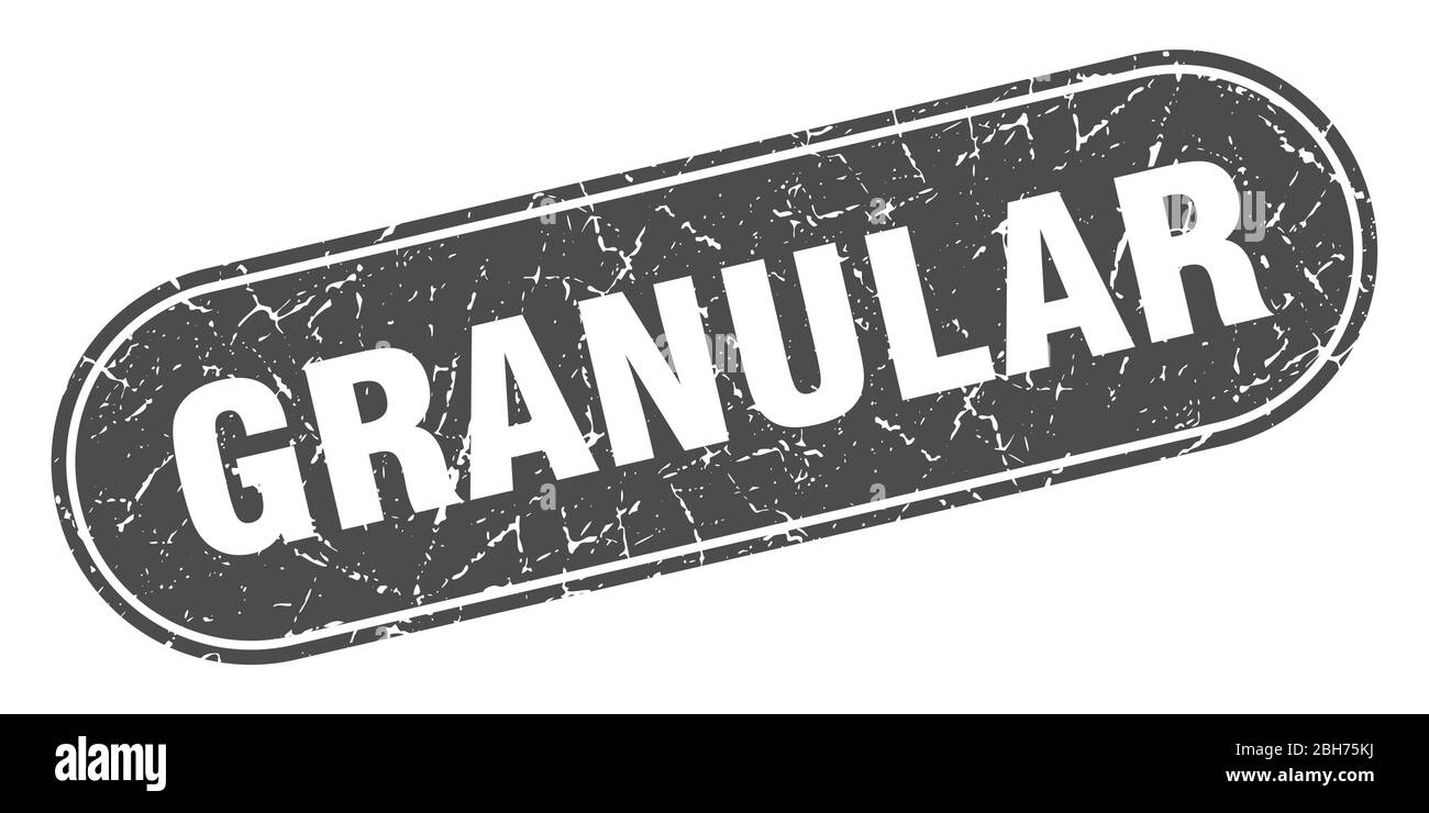 granular sign. granular grunge black stamp. Label Stock Vector Image ...
