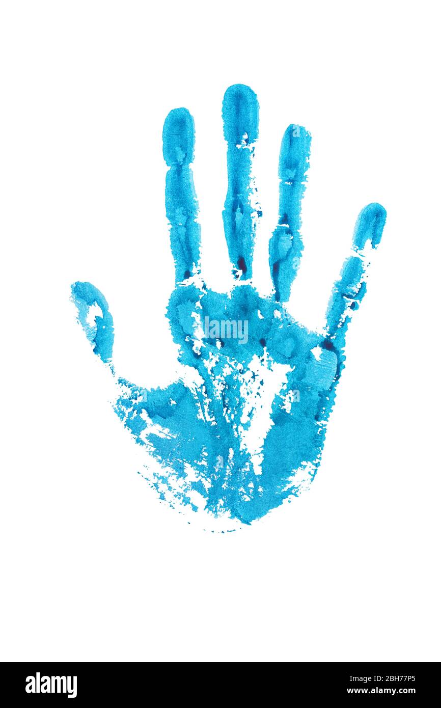 Baby Blue Handprint