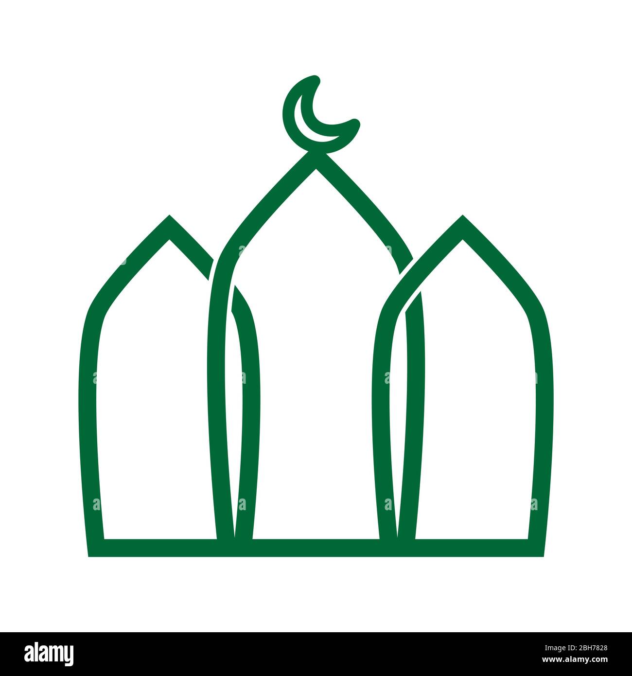 mosque vector graphic design illustration template Stock Vector Image ...