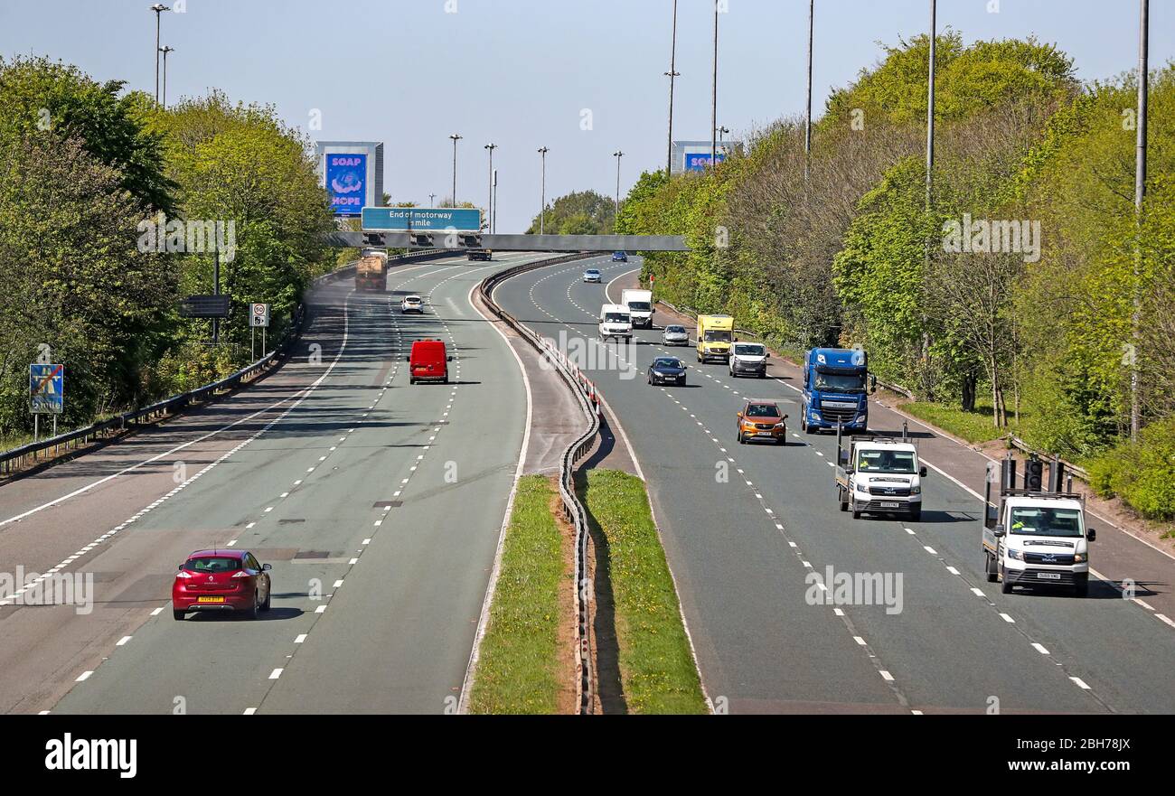 Vehicles travelling along m62 hi-res stock photography and images - Alamy