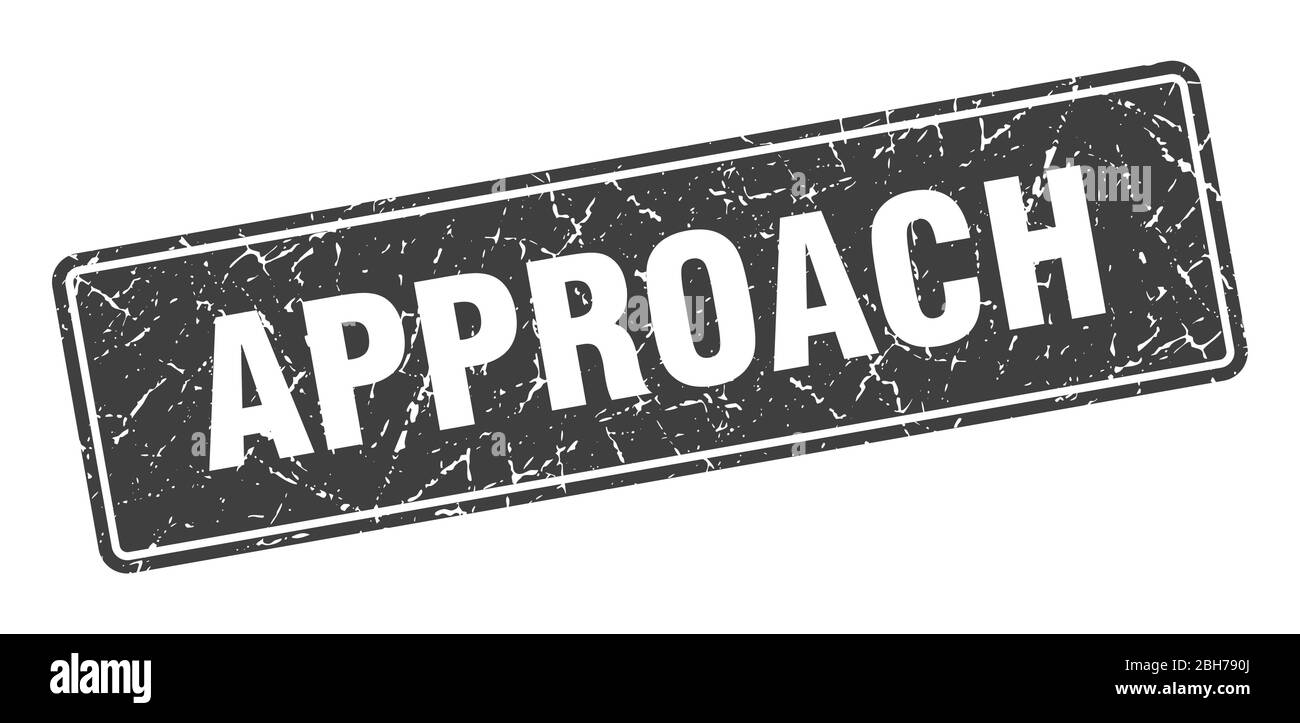 approach stamp. approach vintage black label. Sign Stock Vector Image ...