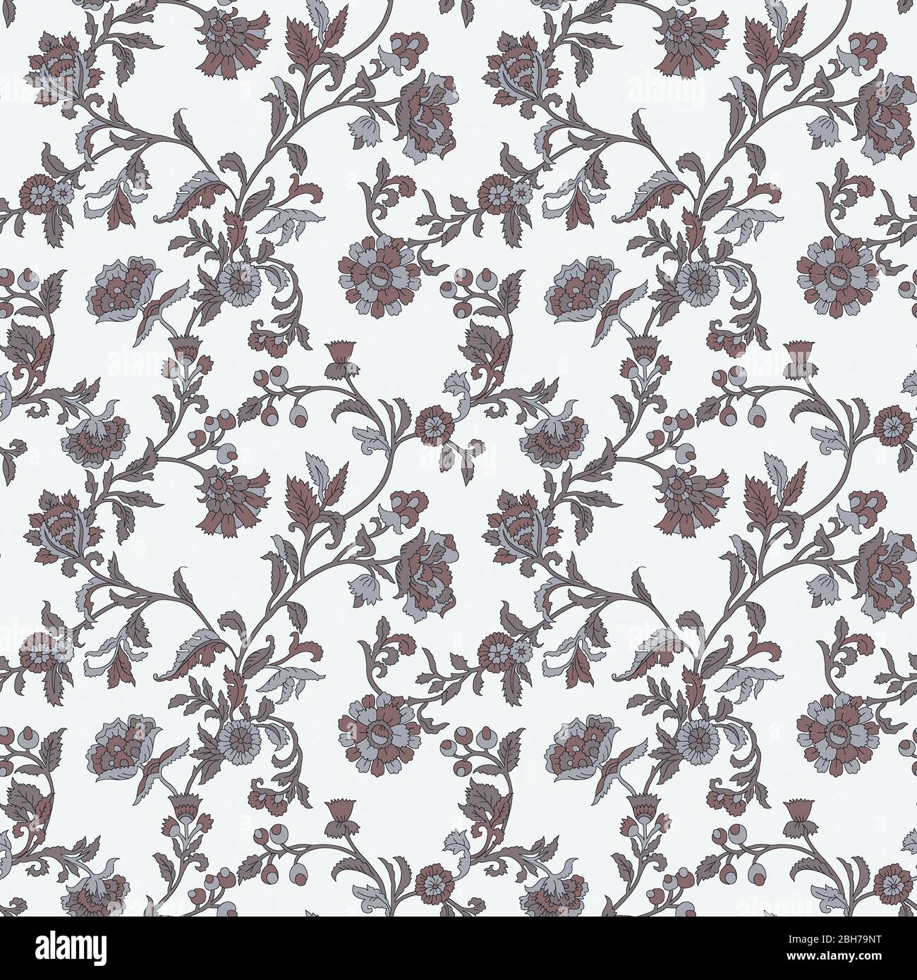 abstract digital floral background with colorful wave Stock Photo - Alamy
