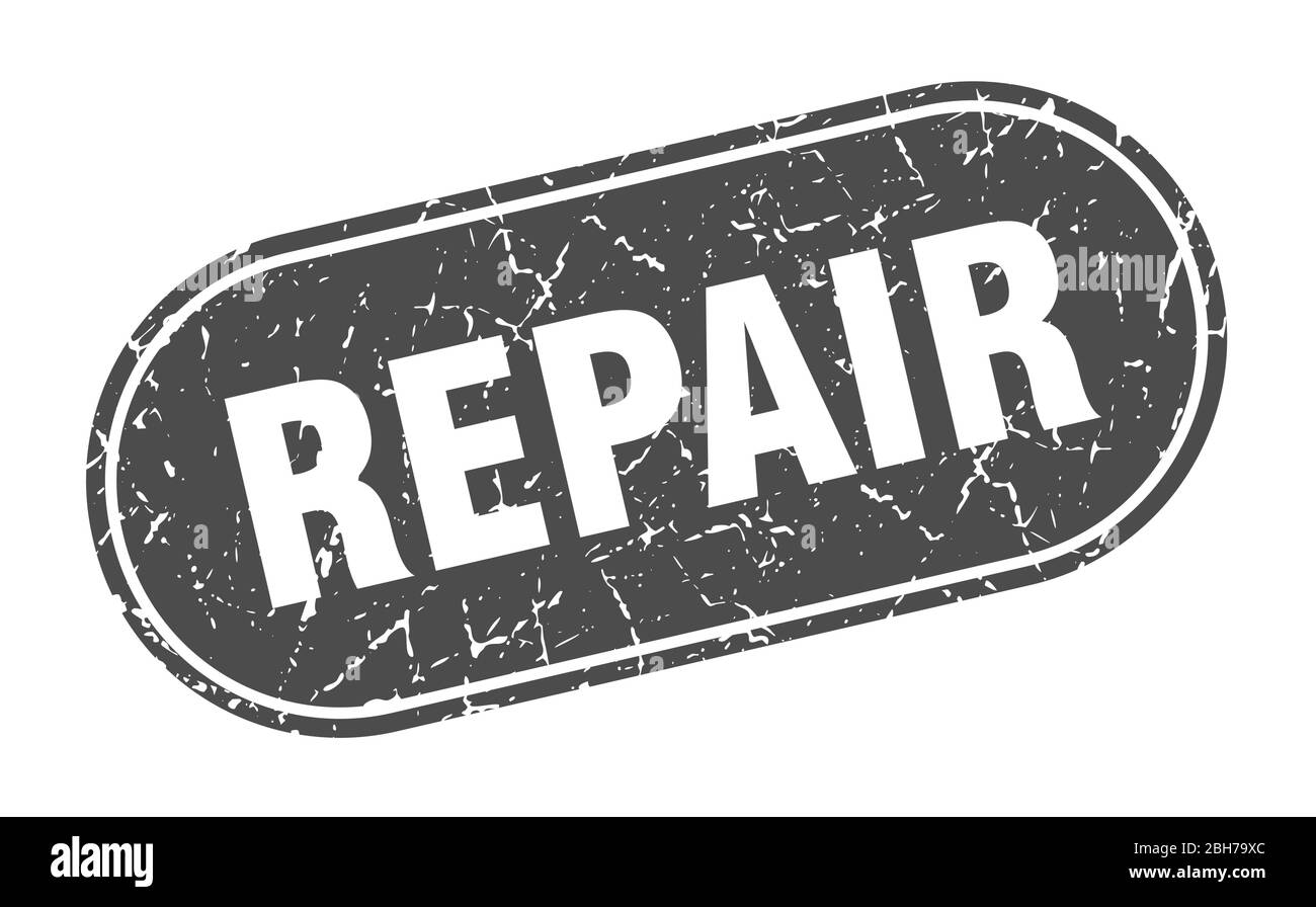 repair sign. repair grunge black stamp. Label Stock Vector Image & Art ...