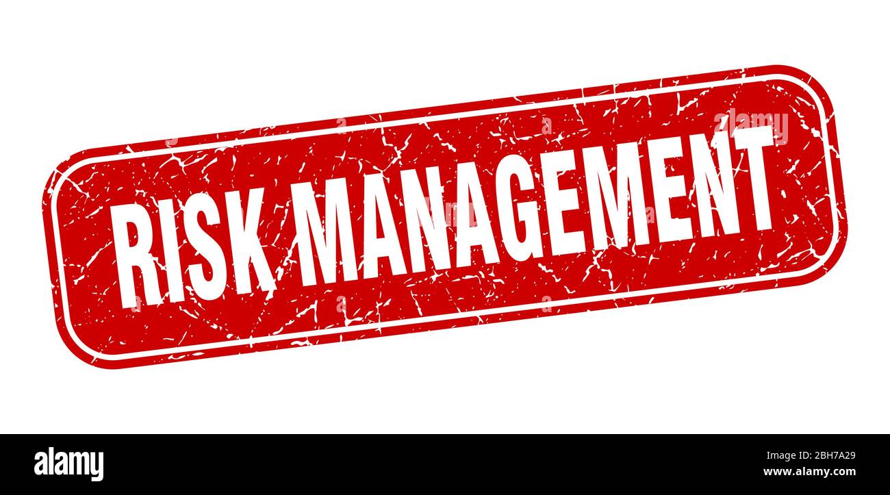 risk management stamp. risk management square grungy red sign Stock ...
