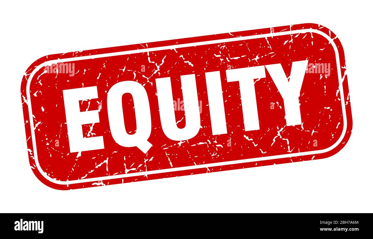 equity stamp. equity square grungy red sign Stock Vector Image & Art ...