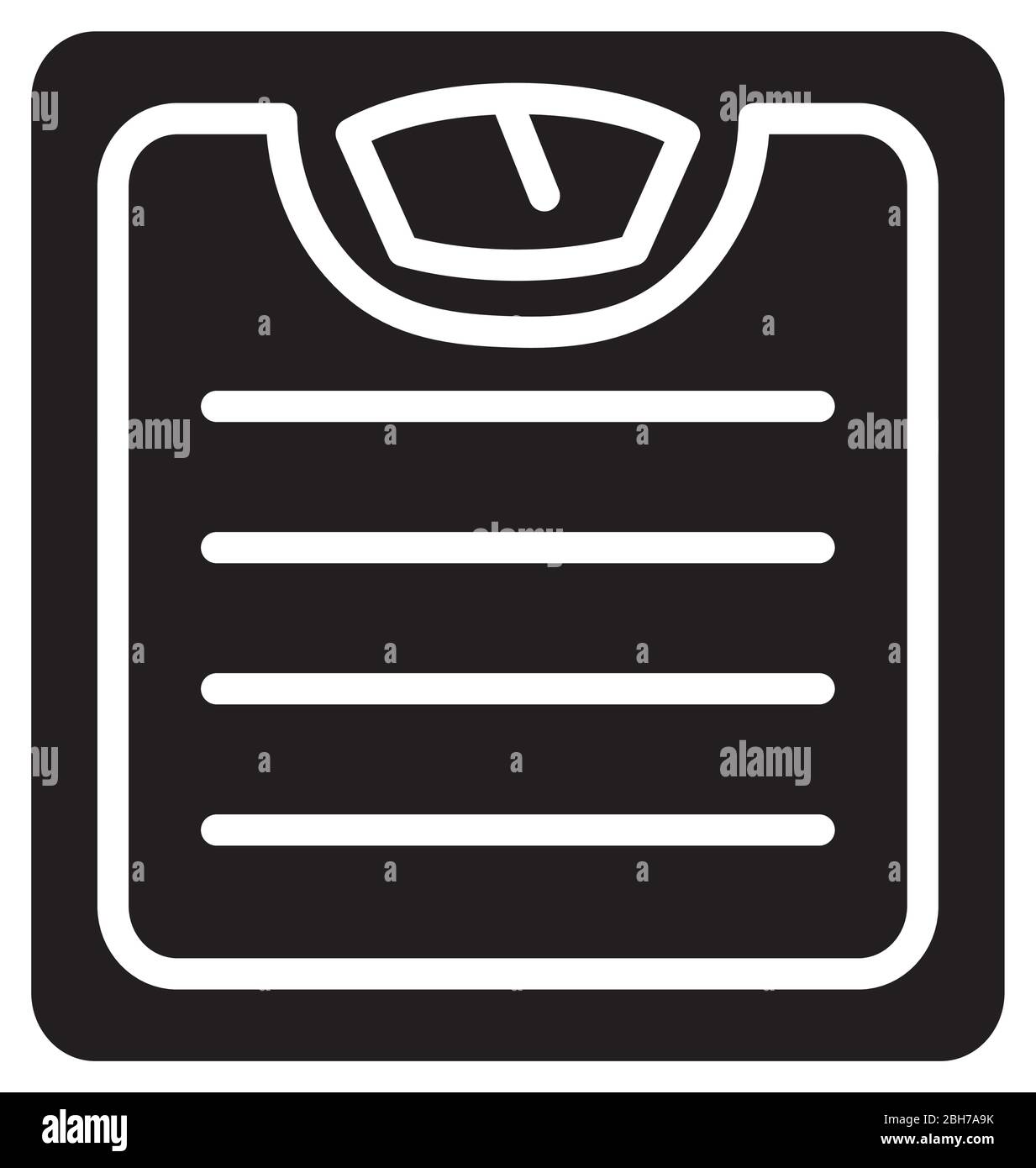 scale balance measure silhouette style icon Stock Vector Image & Art ...