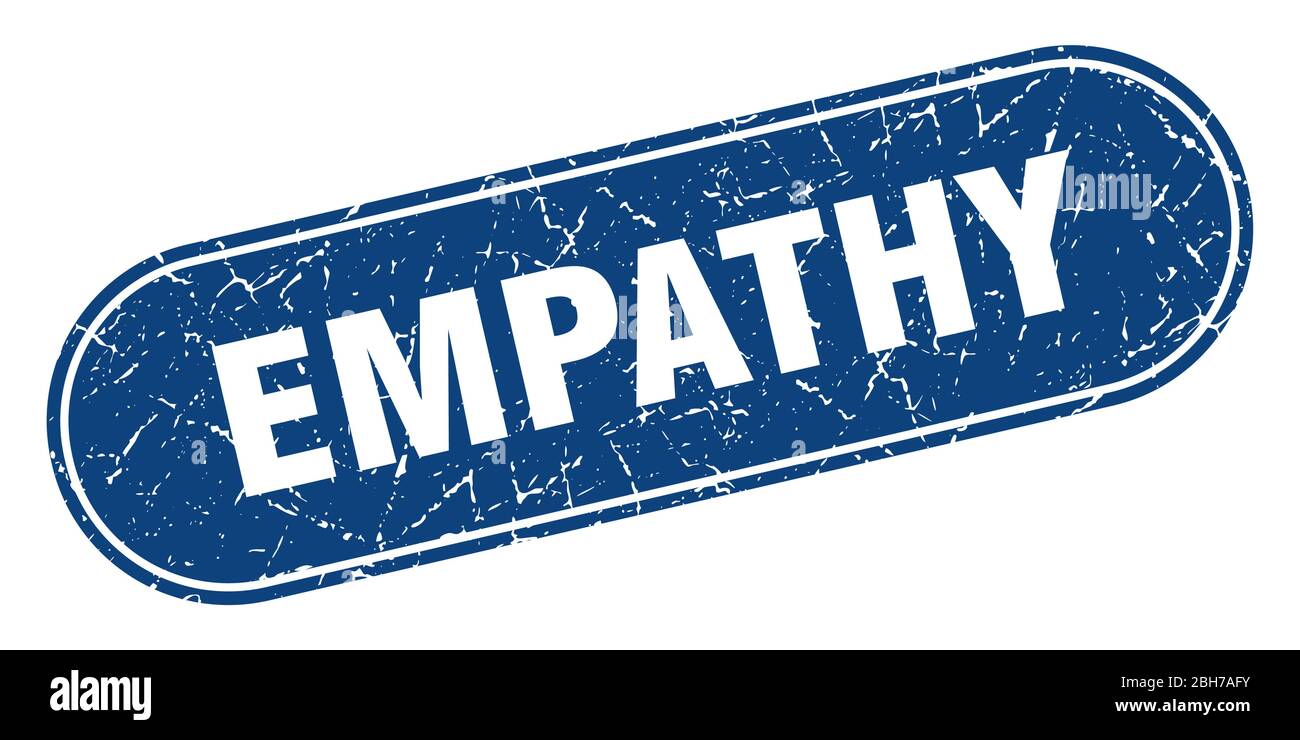 empathy sign. empathy grunge blue stamp. Label Stock Vector Image & Art ...