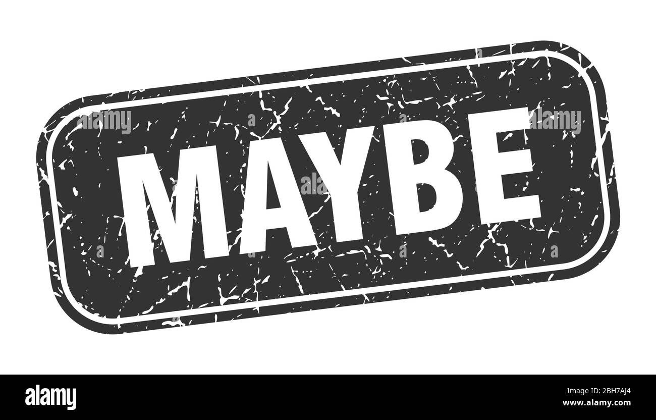 Black and white maybe Cut Out Stock Images & Pictures - Alamy