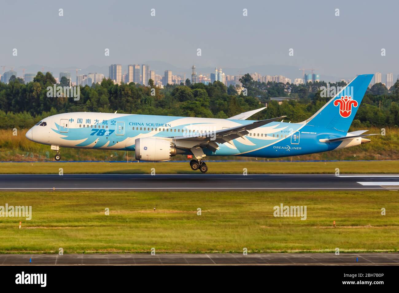 Chengdu, China – September 22, 2019: China Southern Airlines Boeing 787 ...