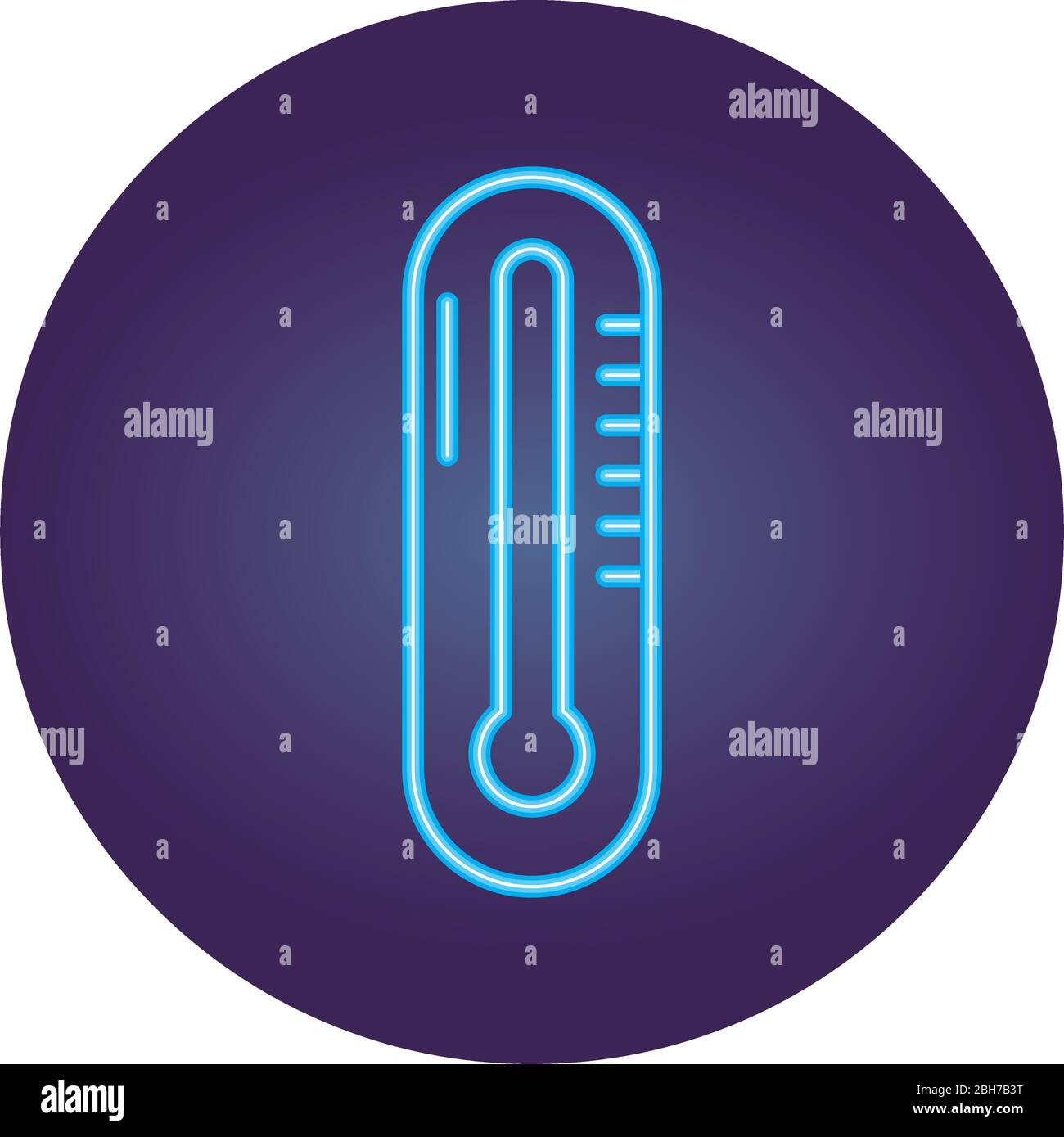Neon high temperature icon Stock Vector Images - Alamy