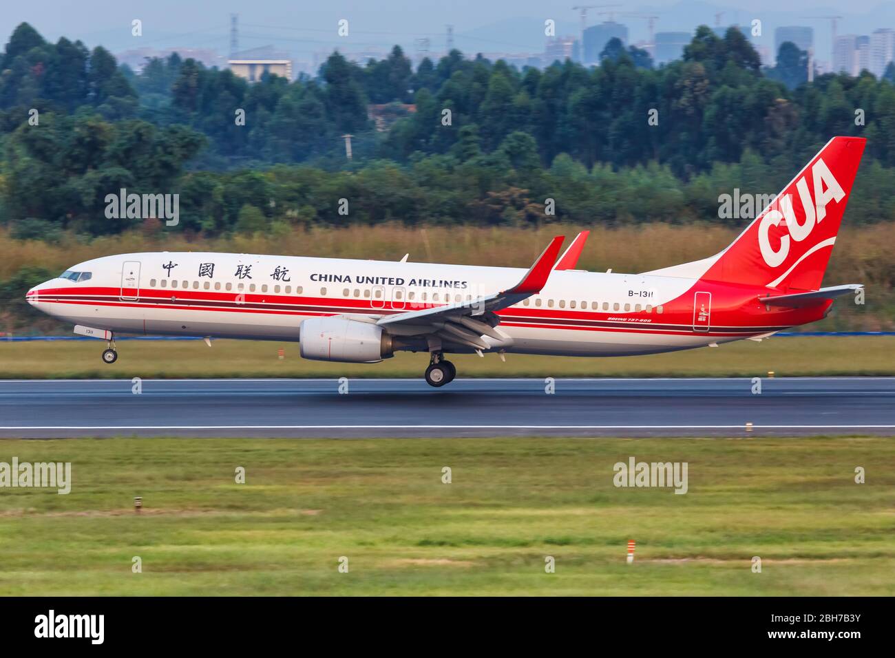 Chengdu, China – September 22, 2019: China United Airlines CUA Boeing ...