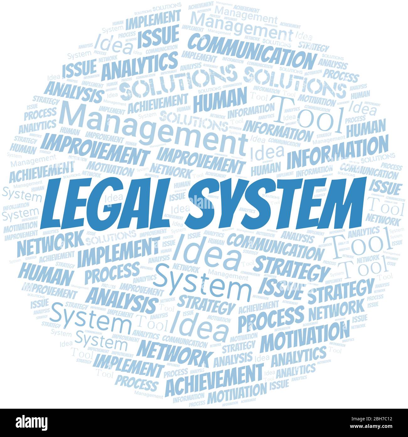Legal System typography vector word cloud. Wordcloud collage made with ...
