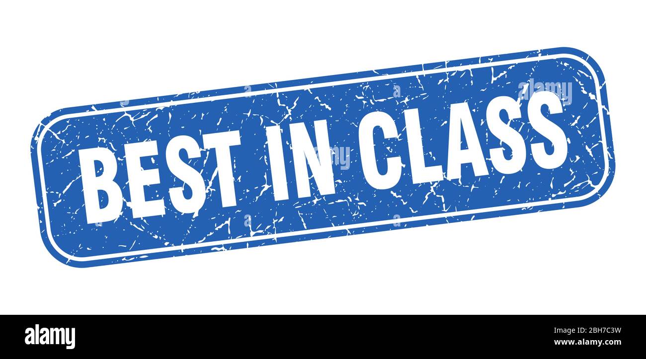 best in class stamp. best in class square grungy blue sign Stock Vector ...