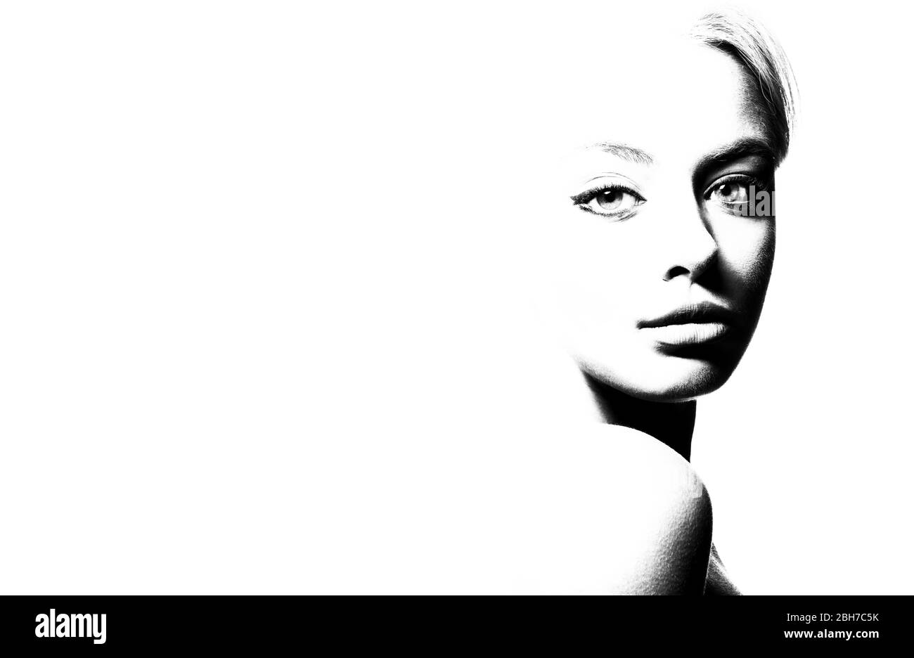 Black And White Portraits High Contrast