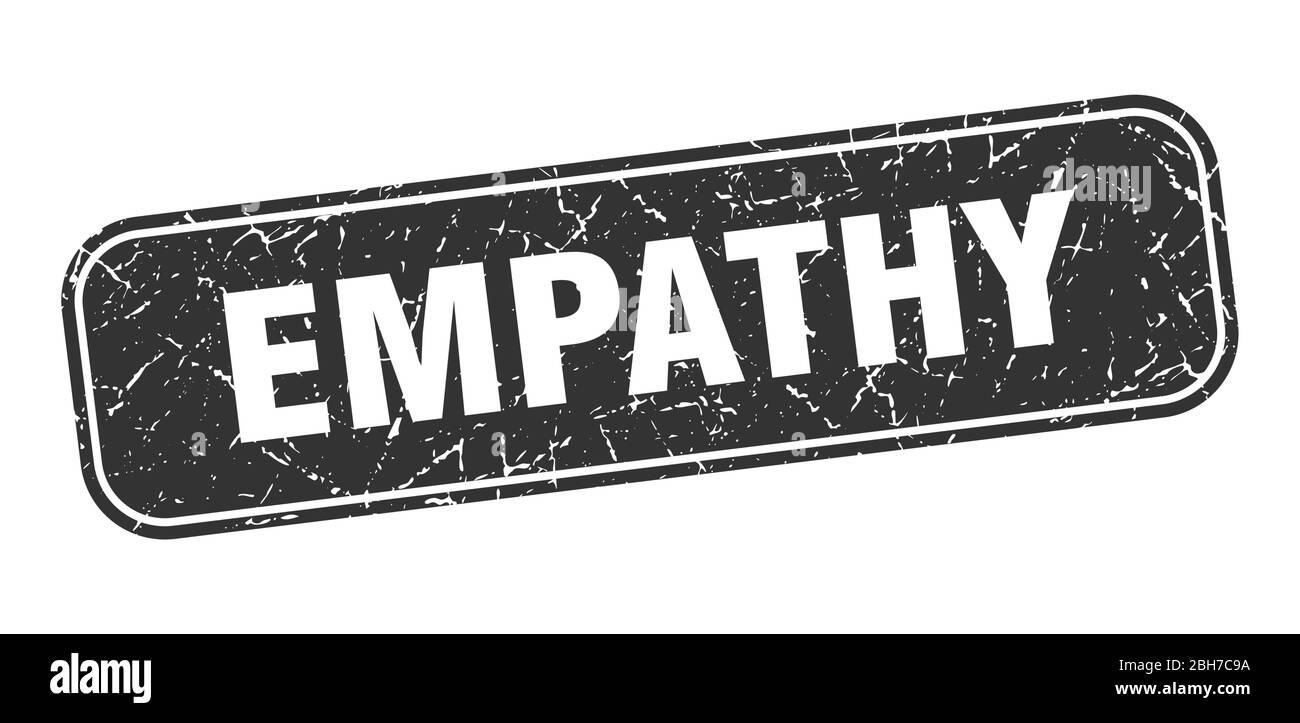 empathy stamp. empathy square grungy black sign Stock Vector Image ...