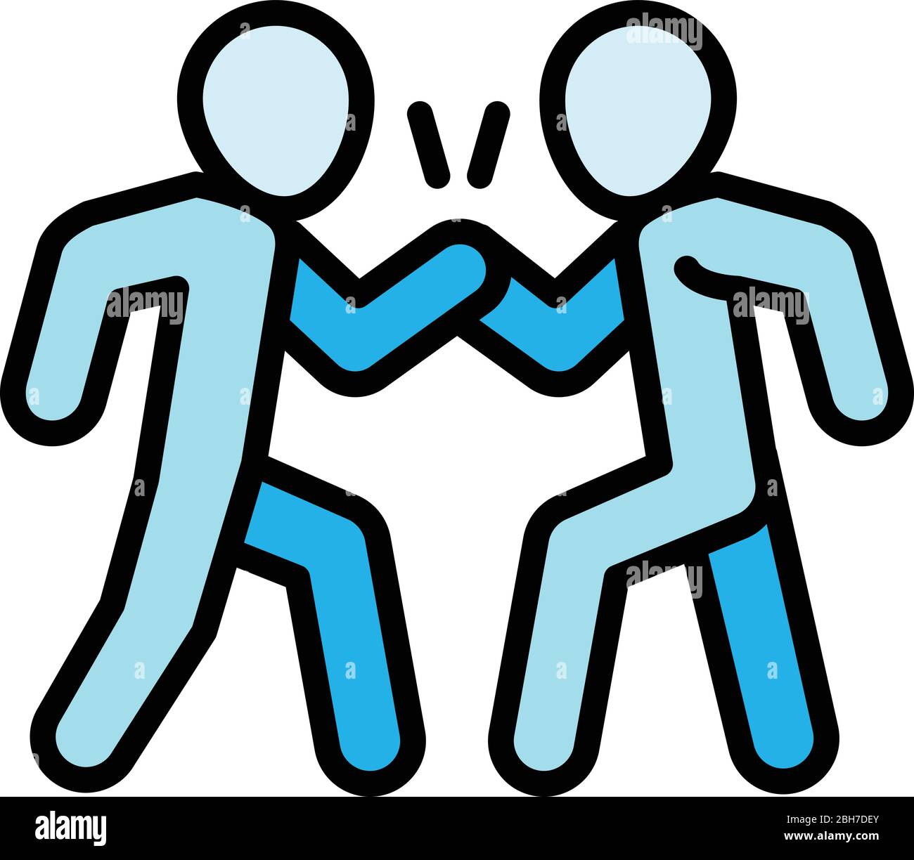 People cohesion icon. Outline people cohesion vector icon for web ...
