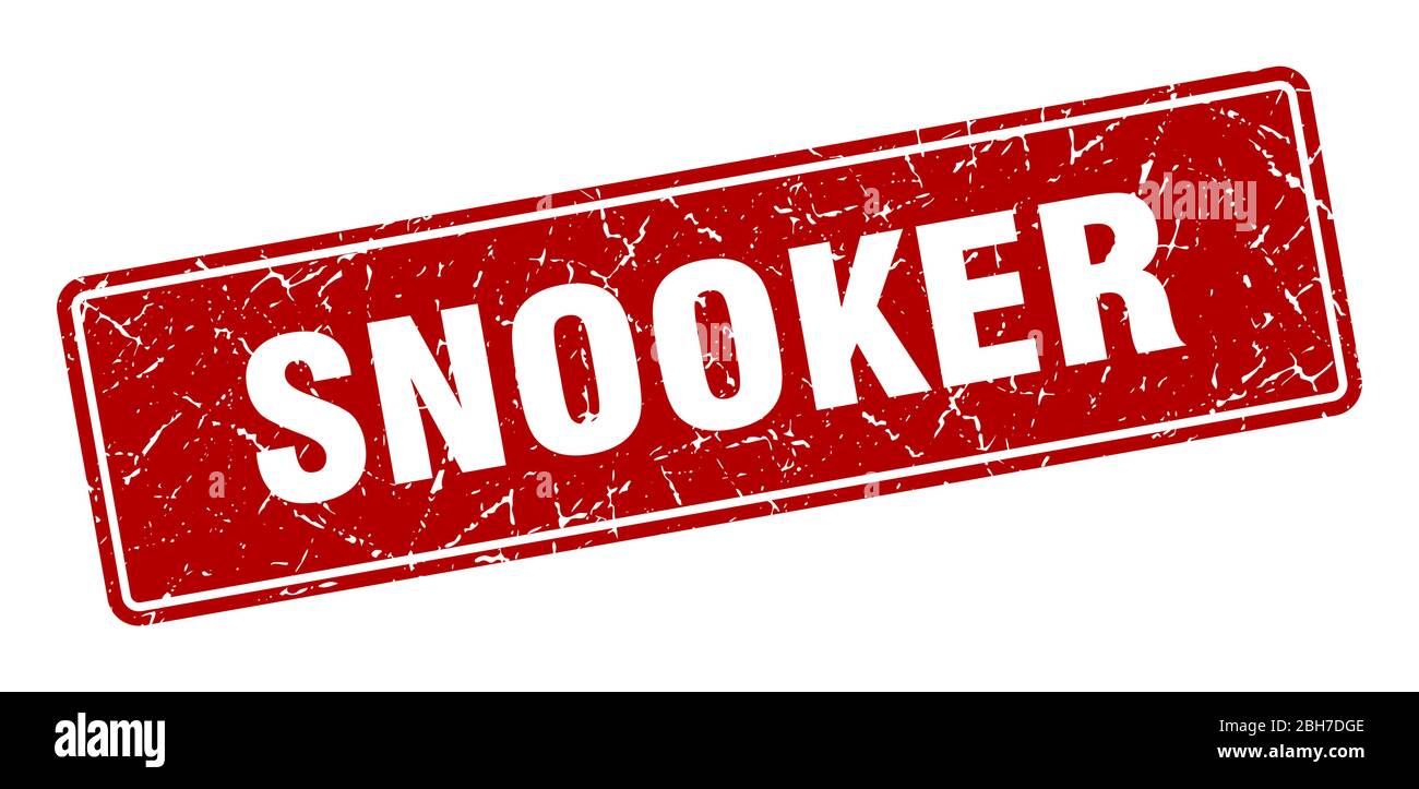 snooker stamp. snooker vintage red label. Sign Stock Vector Image & Art ...