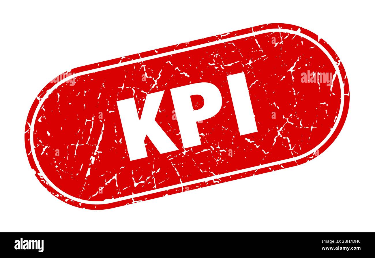 kpi sign. kpi grunge red stamp. Label Stock Vector Image & Art - Alamy