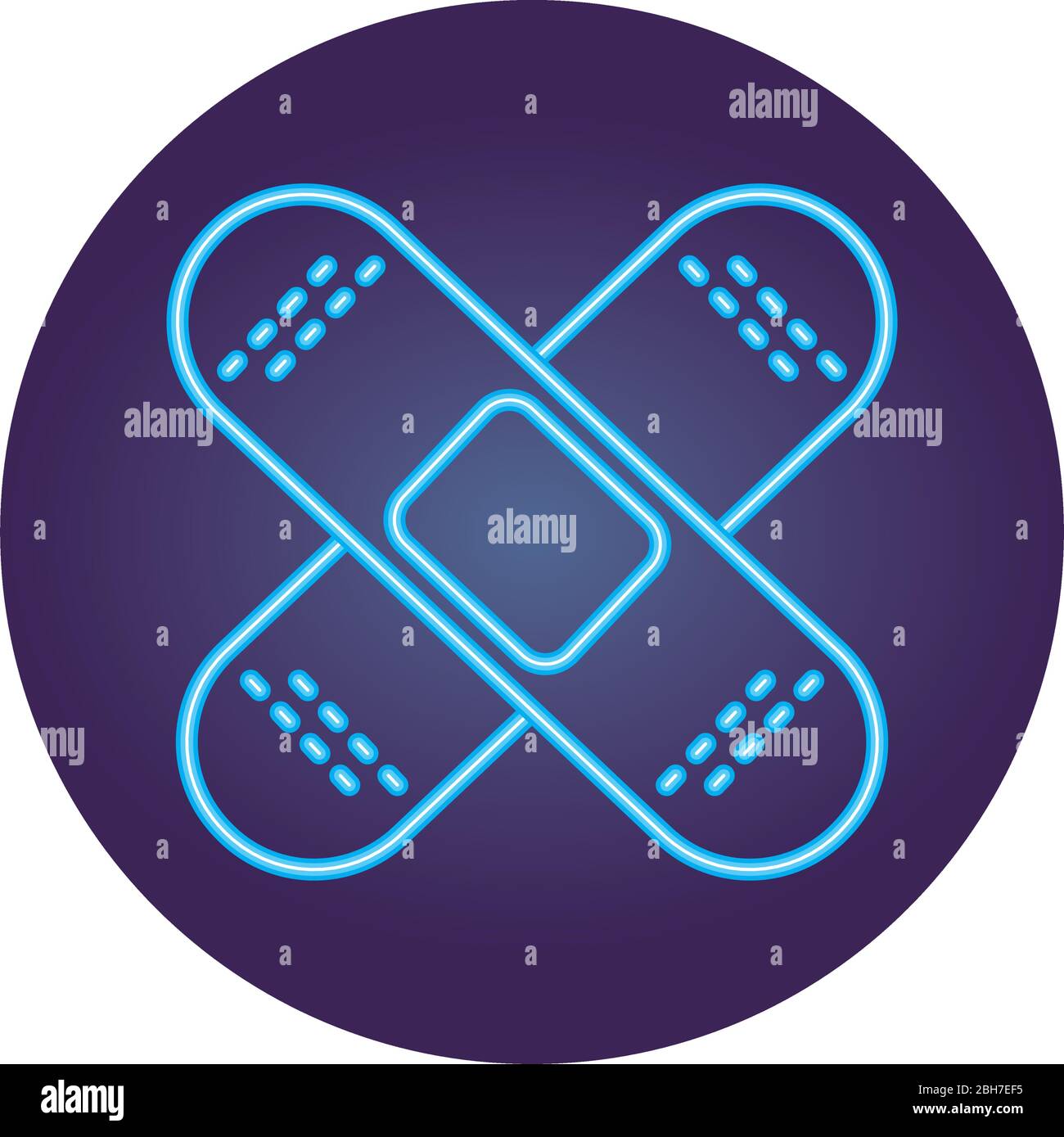 medical cure band tool neon style icon Stock Vector Image & Art - Alamy