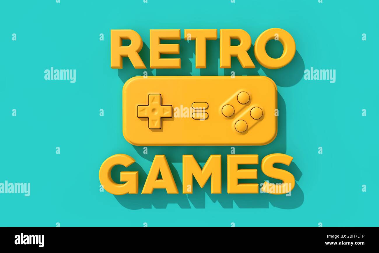 Retro game controller illustration hi-res stock photography and images ...