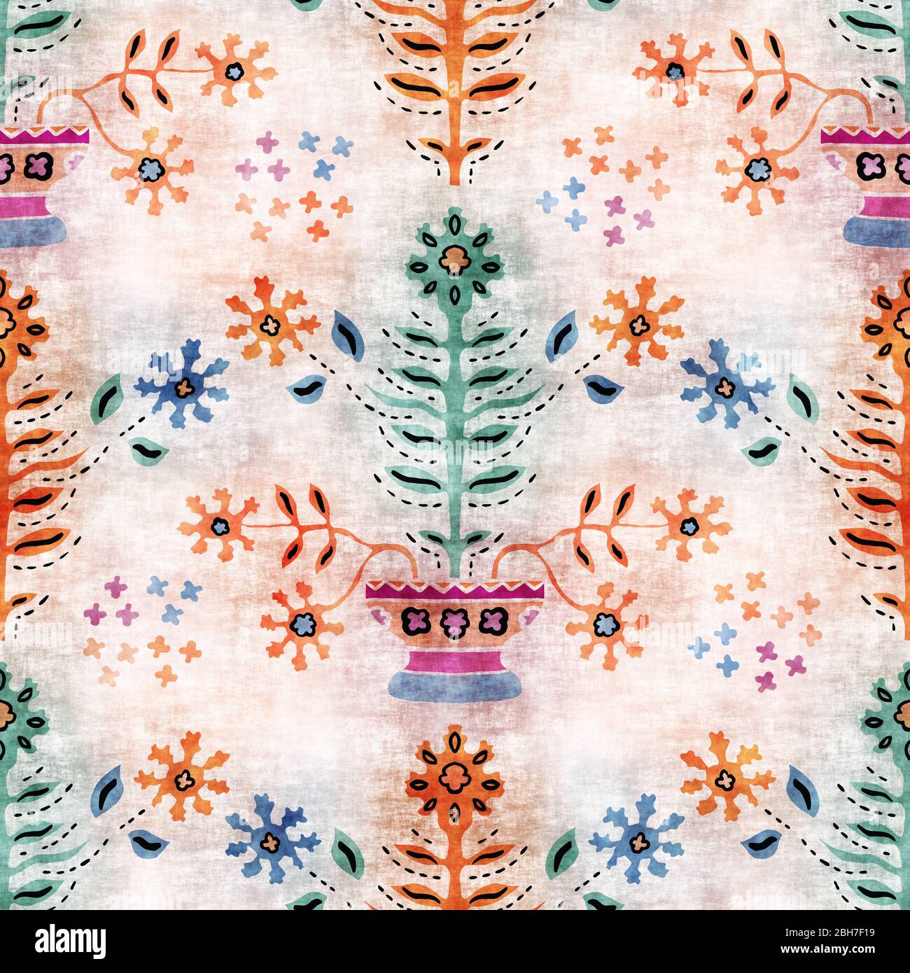 Distressed glitch abstract floral artistic texture background. Melting ...