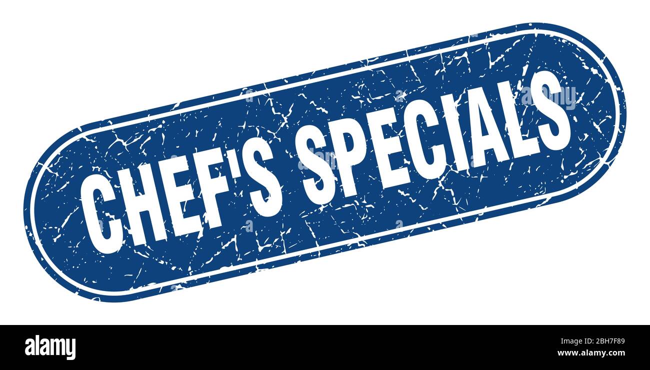 Chefs specials stamp hi-res stock photography and images - Alamy