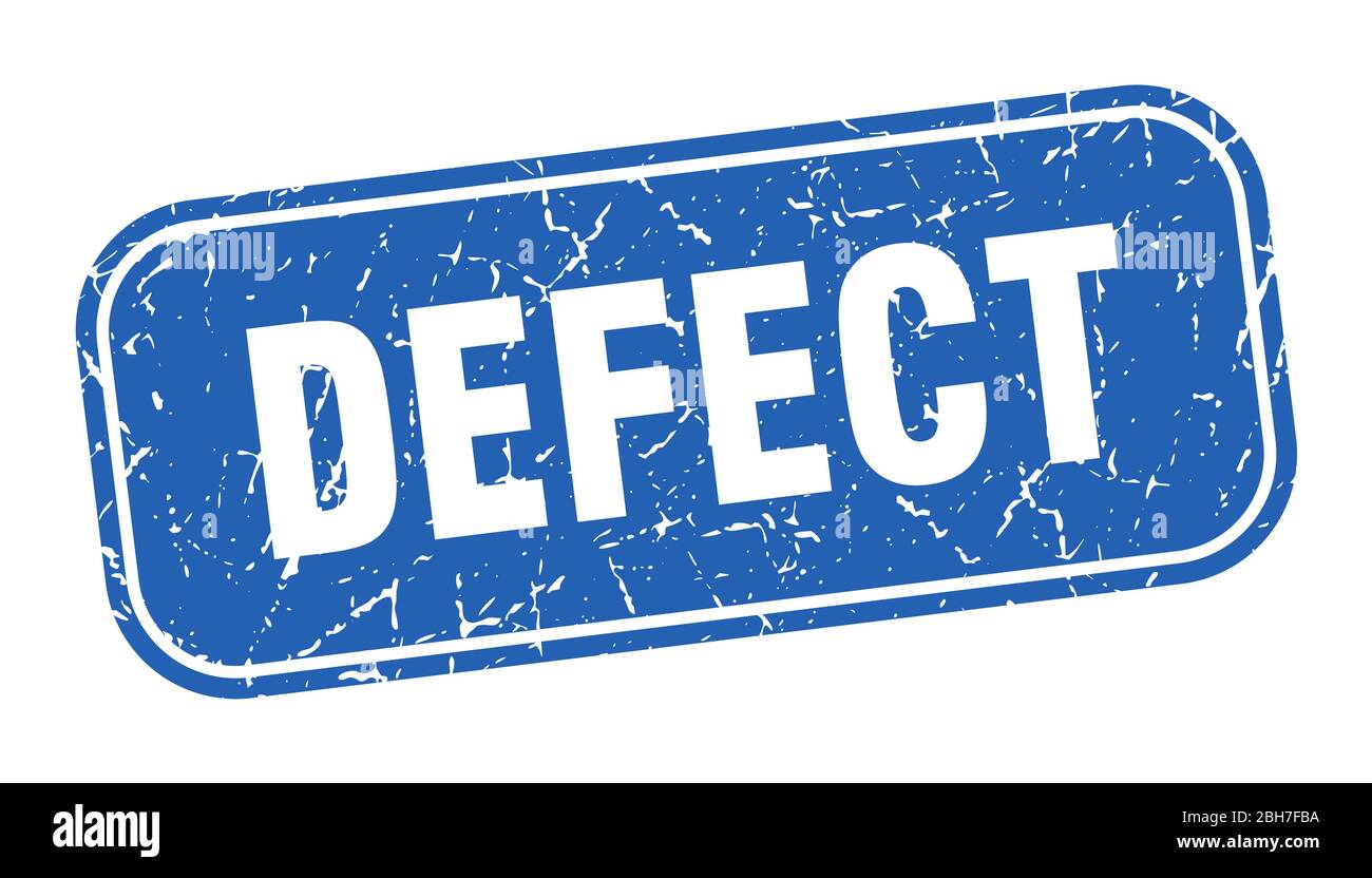 defect stamp. defect square grungy blue sign Stock Vector Image & Art ...