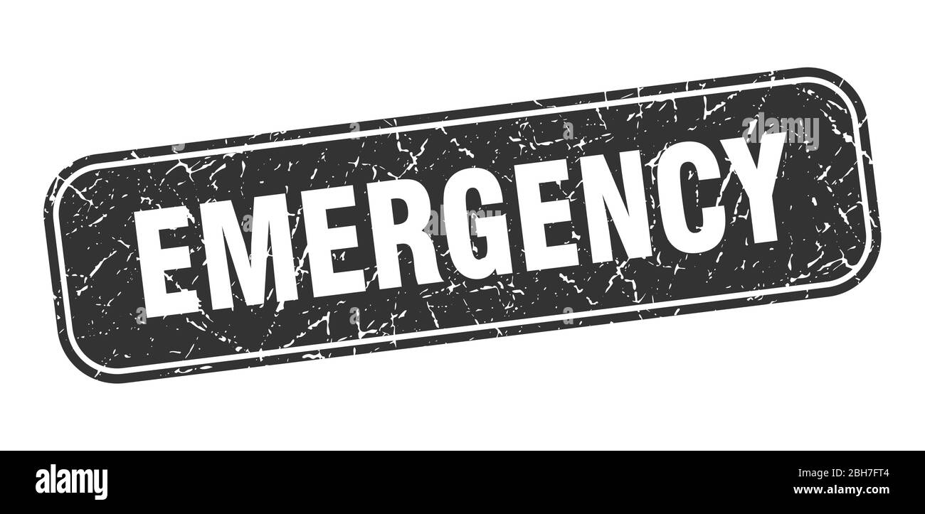 Emergency signpost Stock Vector Images - Alamy