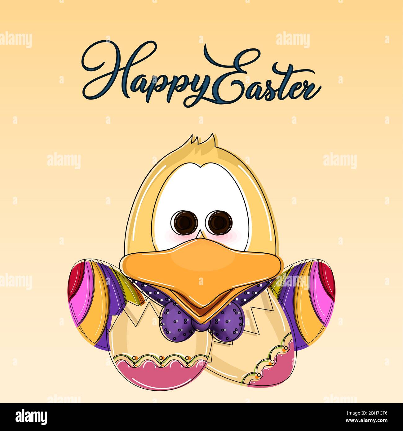 Happy duckling Stock Vector Images - Alamy