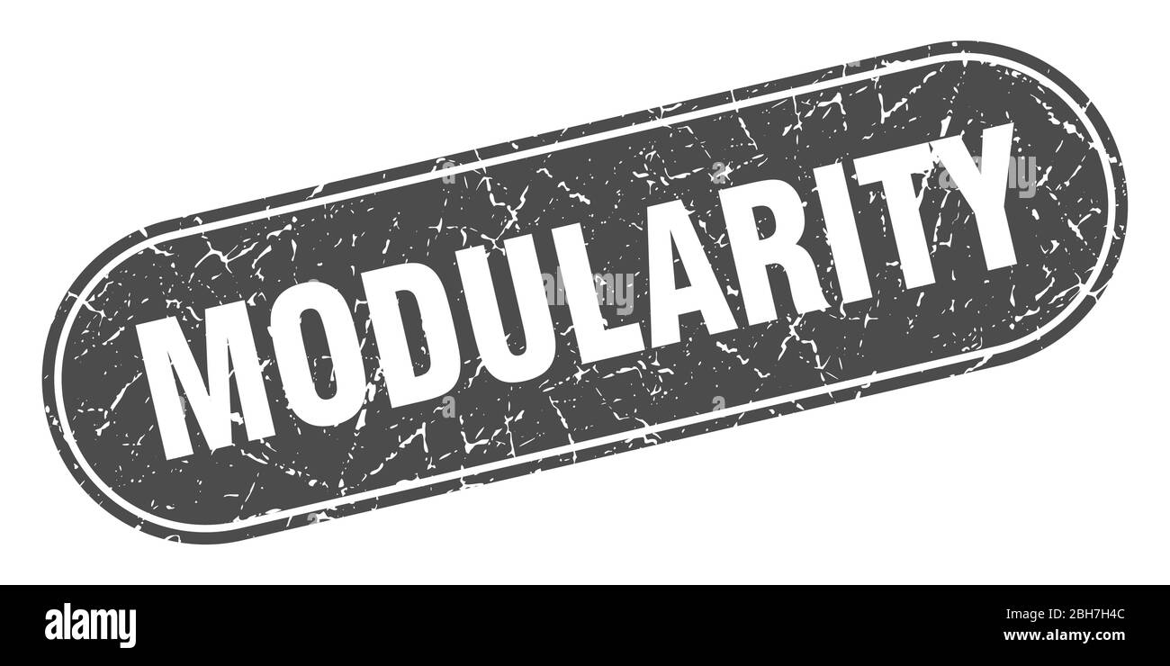 modularity sign. modularity grunge black stamp. Label Stock Vector ...