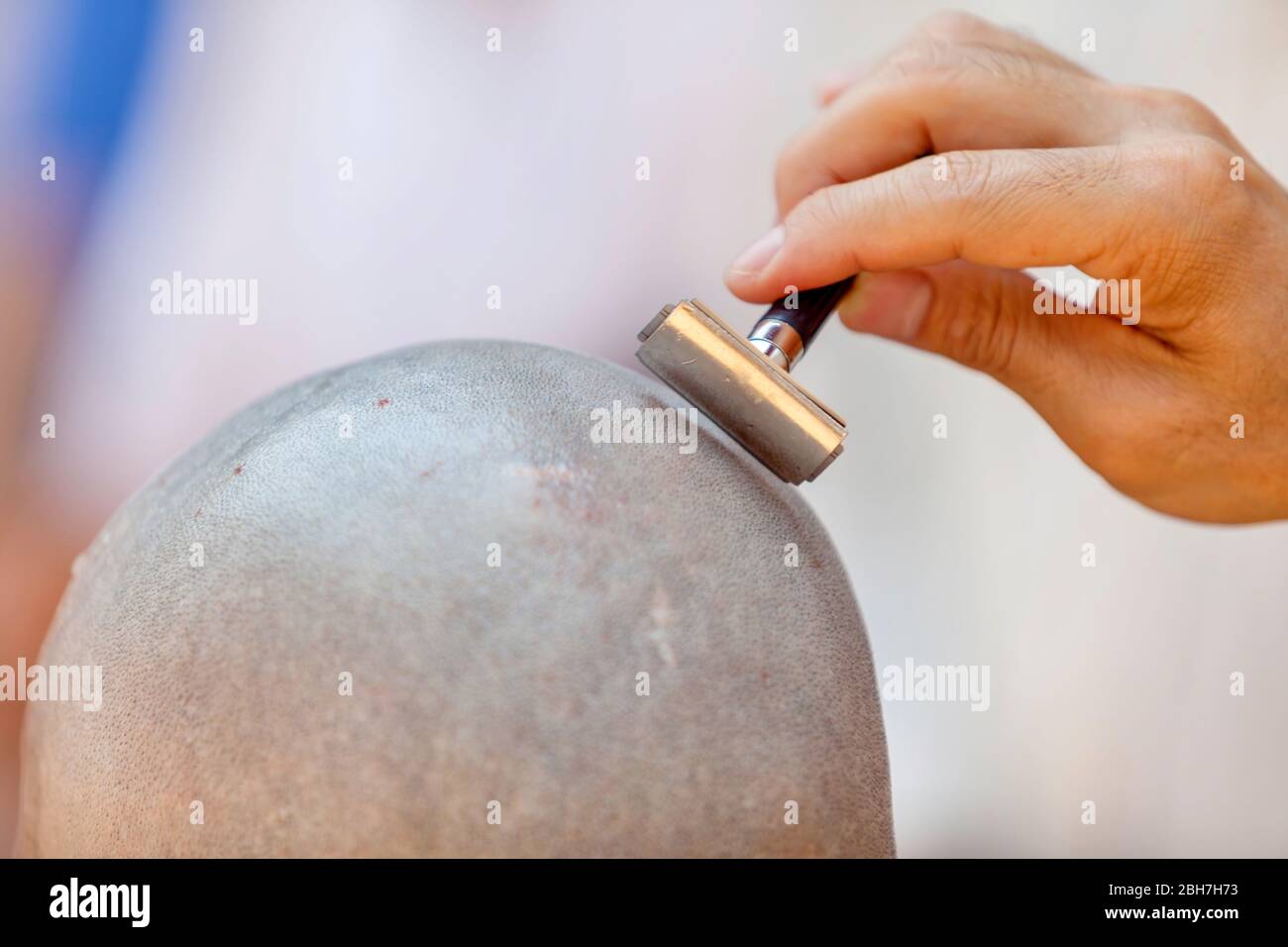 "Nak" is a man who wear white for becoming to be a new monk this ...