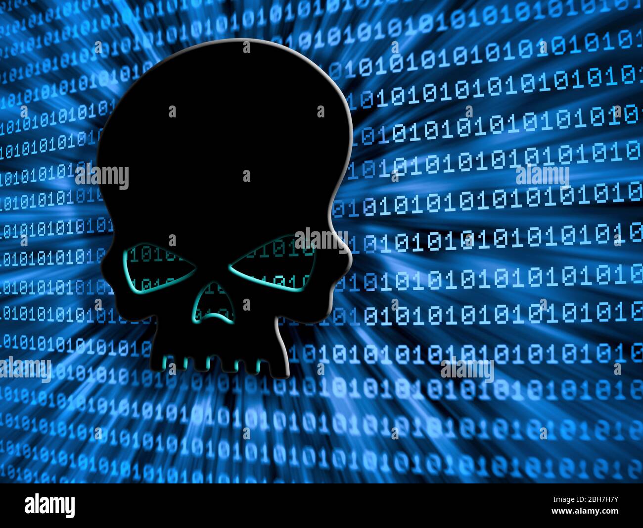 Binary Code Skull Stock Photo - Alamy Binary Code Skull Stock Photo - Alamy