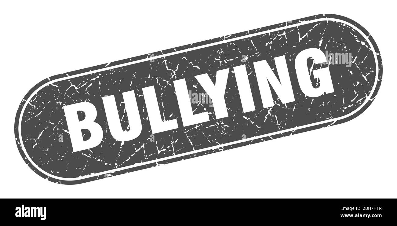 bullying sign. bullying grunge black stamp. Label Stock Vector Image ...