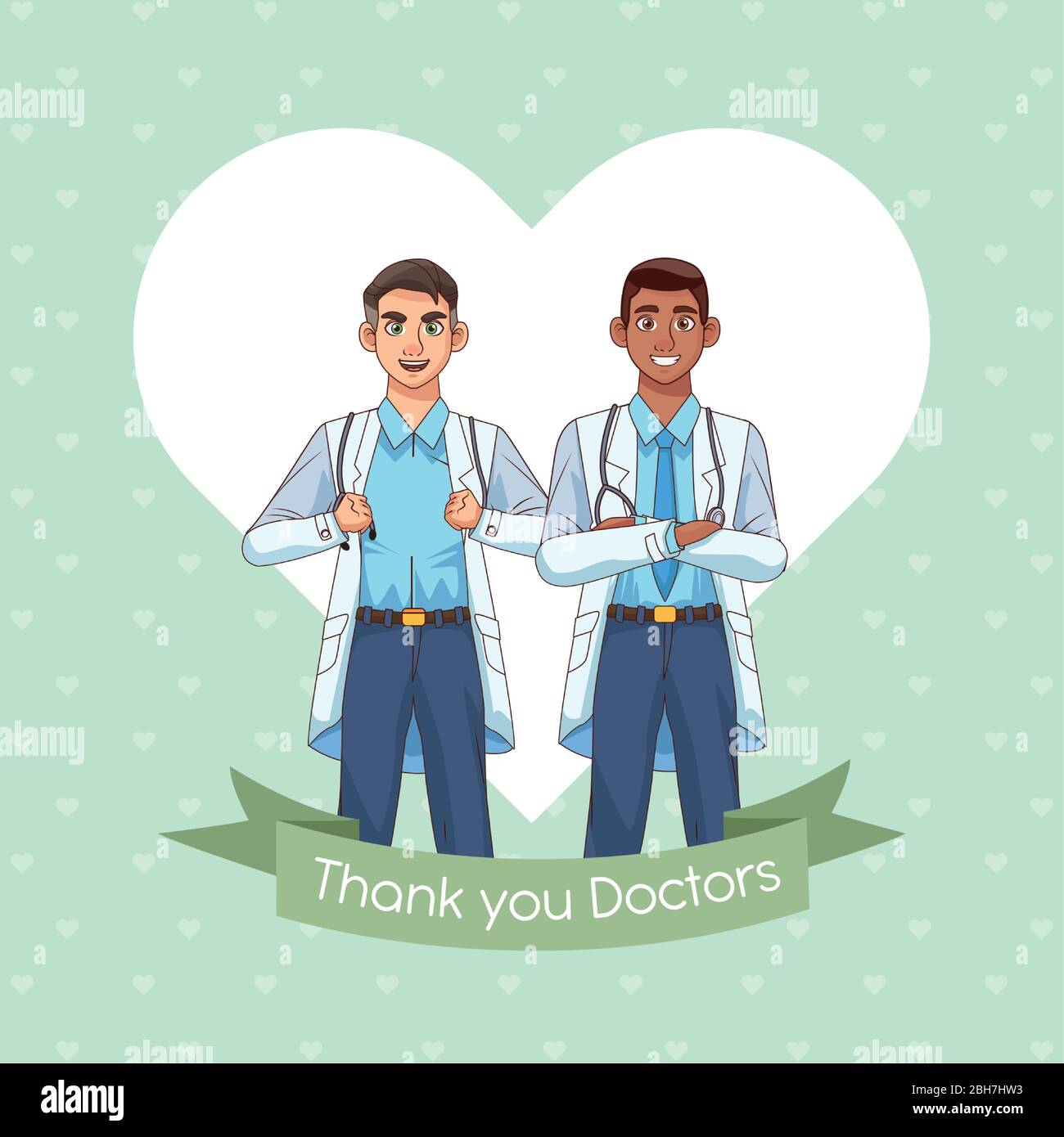professionals doctors avatars characters icons Stock Vector Image & Art ...