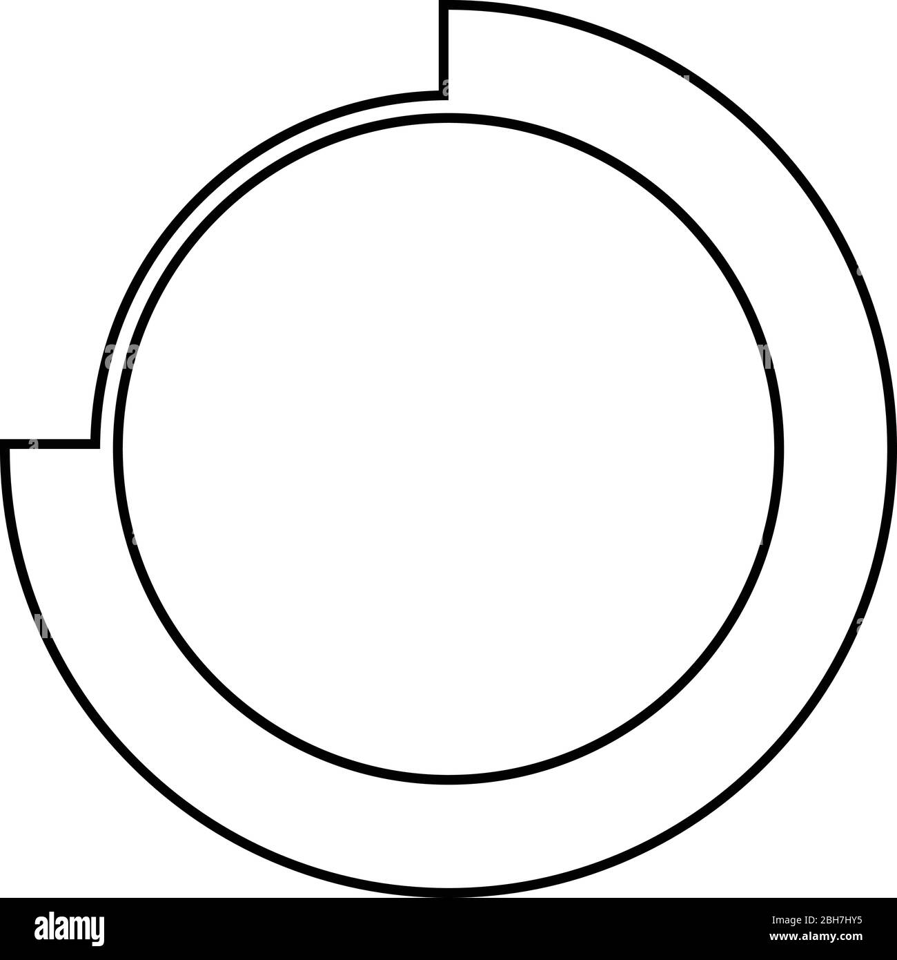 Techno Circle Modern Infographic Concept Abstract creative futuristic ...